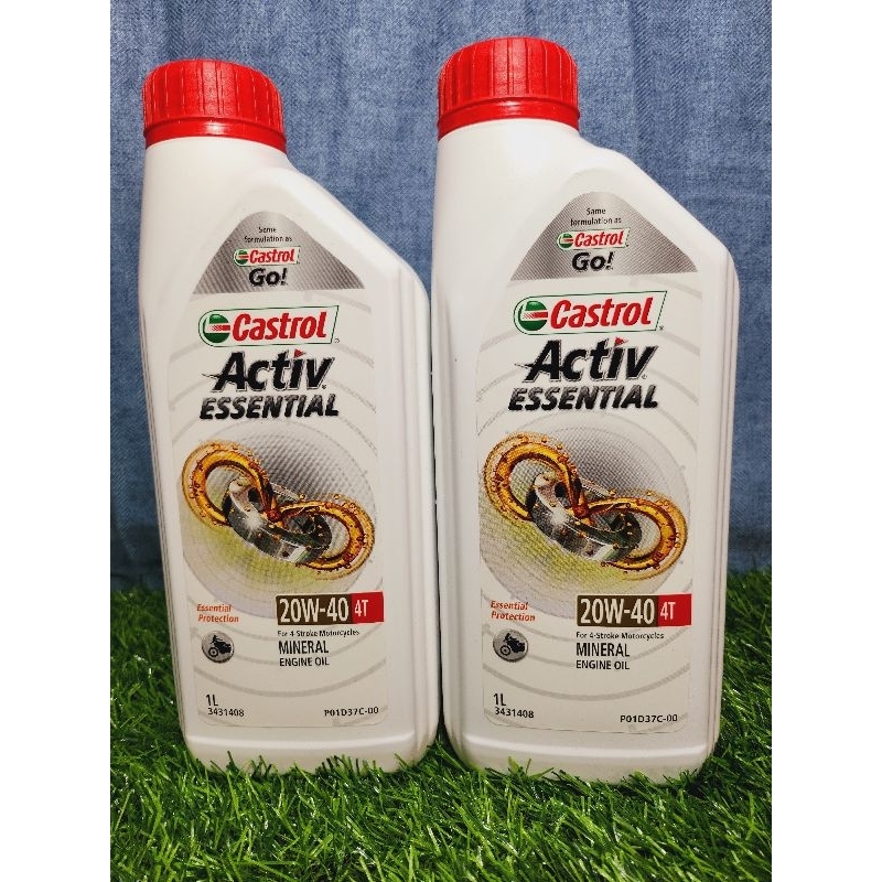 Castrol| Activ Essential 20W-40 4T | Shopee Philippines