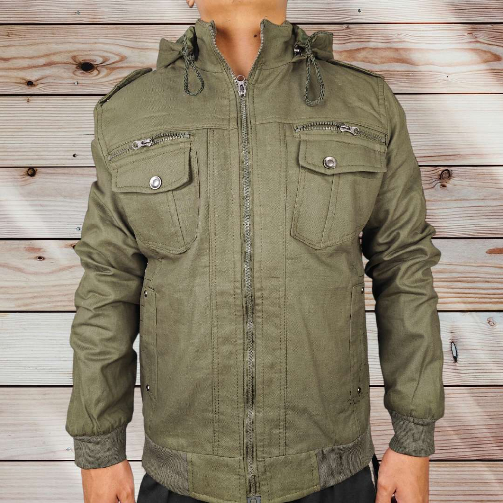 Avig Waterproof cargo jacket with hoodie high quality cargo airforce ...