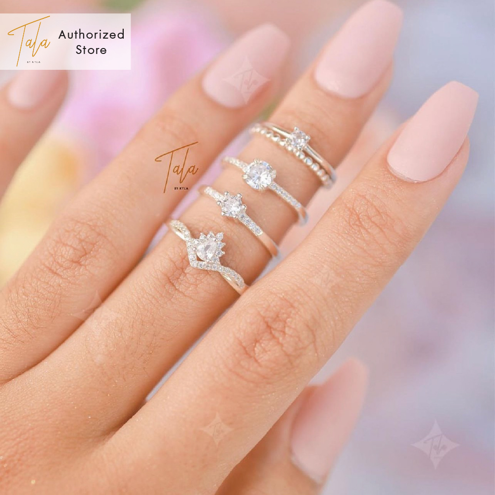 Tala by Kyla Silver Promise Rings | Shopee Philippines