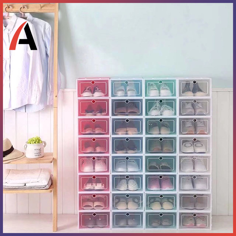 Candy Color Shoe Box Foldable Drawer Case Storage Organizer 32*22*12cm ...