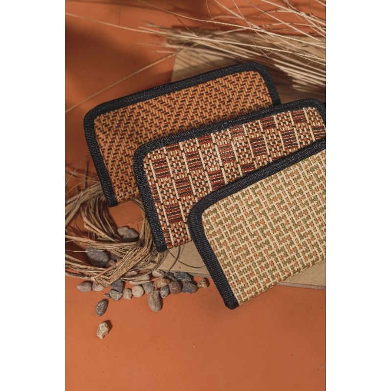 New trend compartment wallets (banig design) | Shopee Philippines