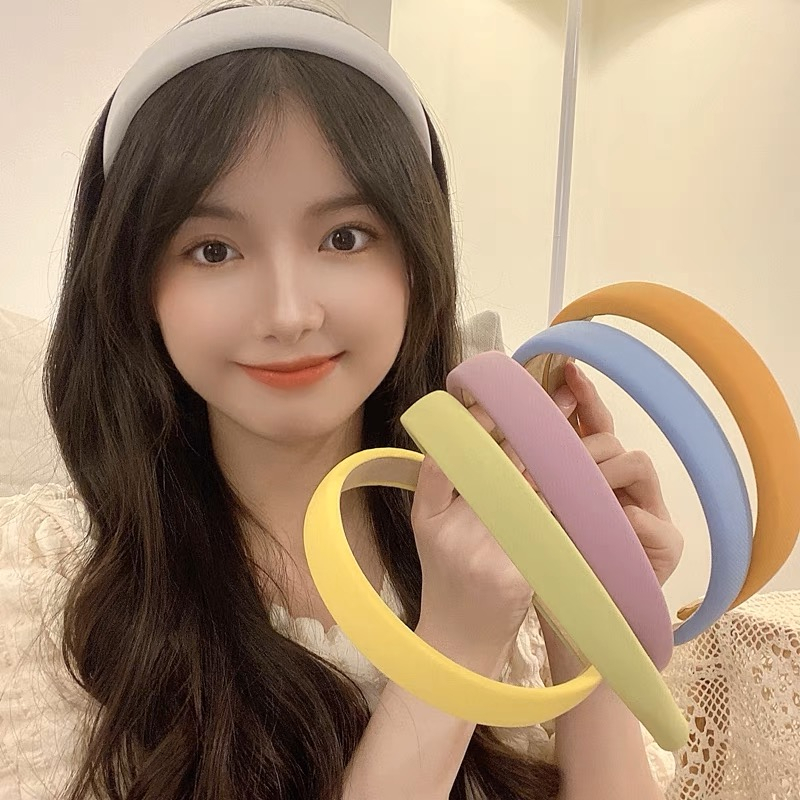 Hair Band Female Sen Is Sweet And Versatile Sponge Wide Brimmed