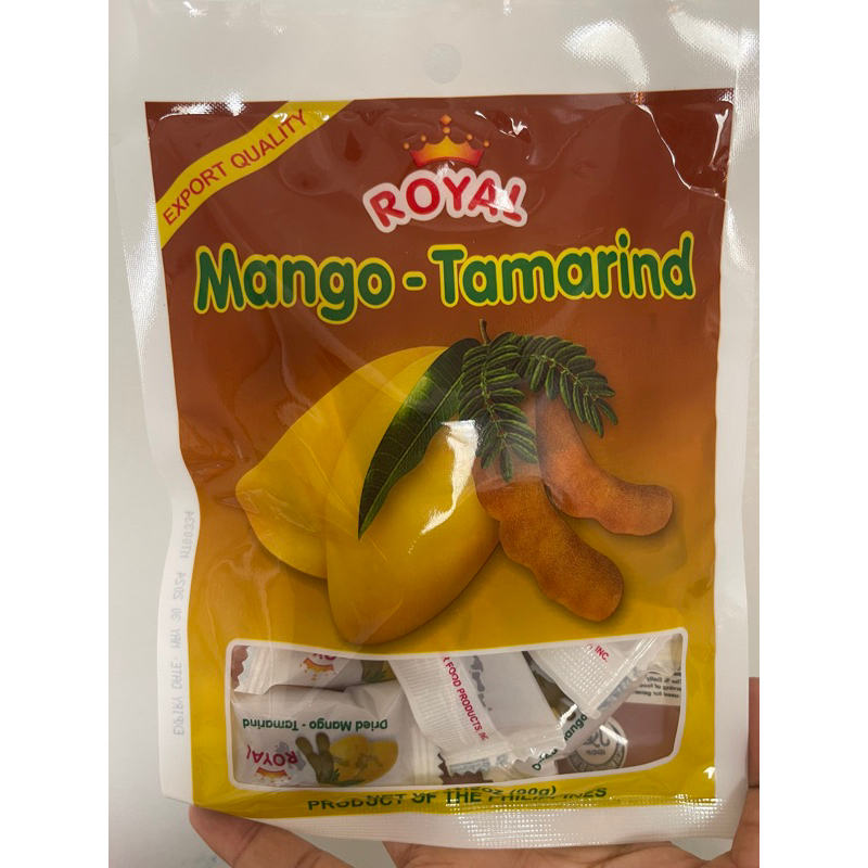 Cebu’s Royal Mango Tamarind Dried Mango 90grams | Shopee Philippines