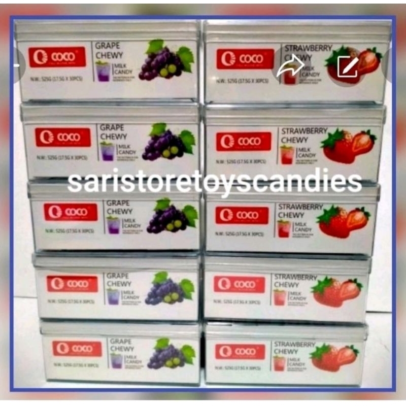 Coco Chewy Milk Candy(30pcs) | Shopee Philippines