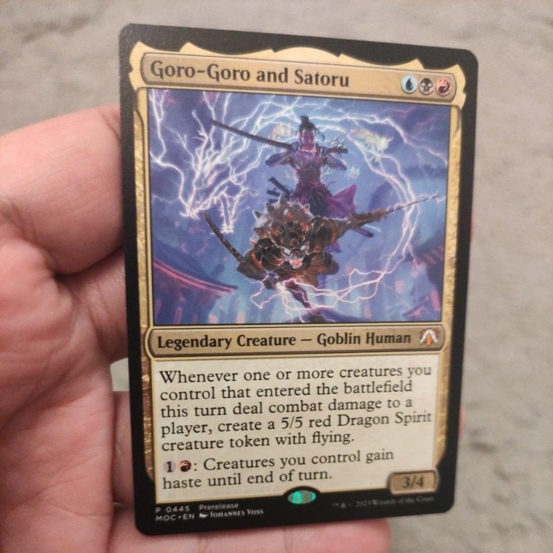 MTG goro goro and Satoru nm | Shopee Philippines