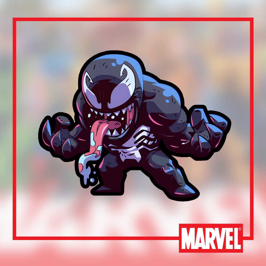 Chibi Venom | Marvel | Vinyl Sticker | Waterproof | Shopee Philippines