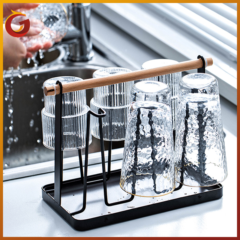 Glass Cup Rack Draining Drying Water Mug Drying Organizer Holder Stand ...