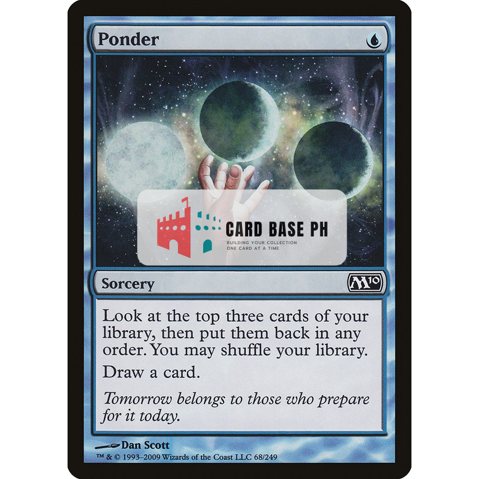Ponder - Magic the Gathering Trading Card | Shopee Philippines