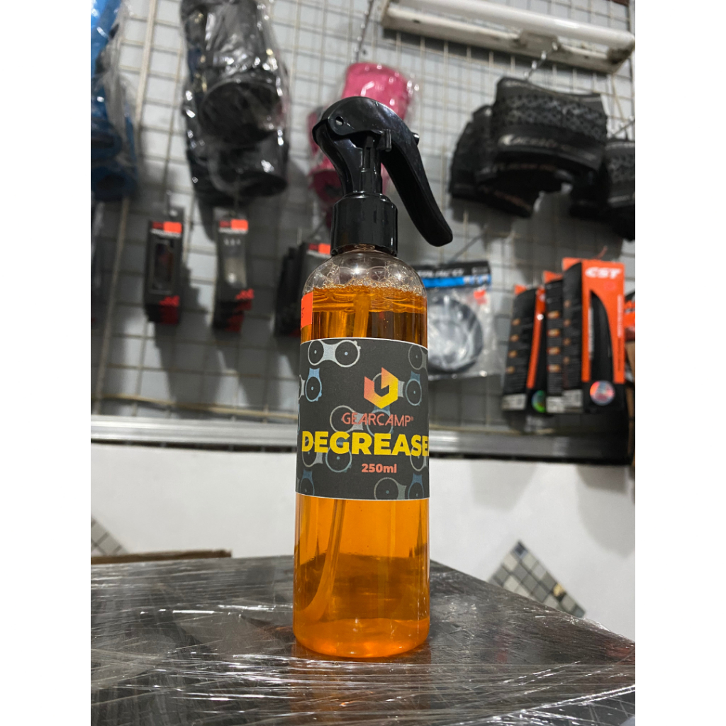 GEAR CAMP Top Bike Degreaser Powerful and Safe Cleaning Solution for All Bikes 250ml | Shopee ...
