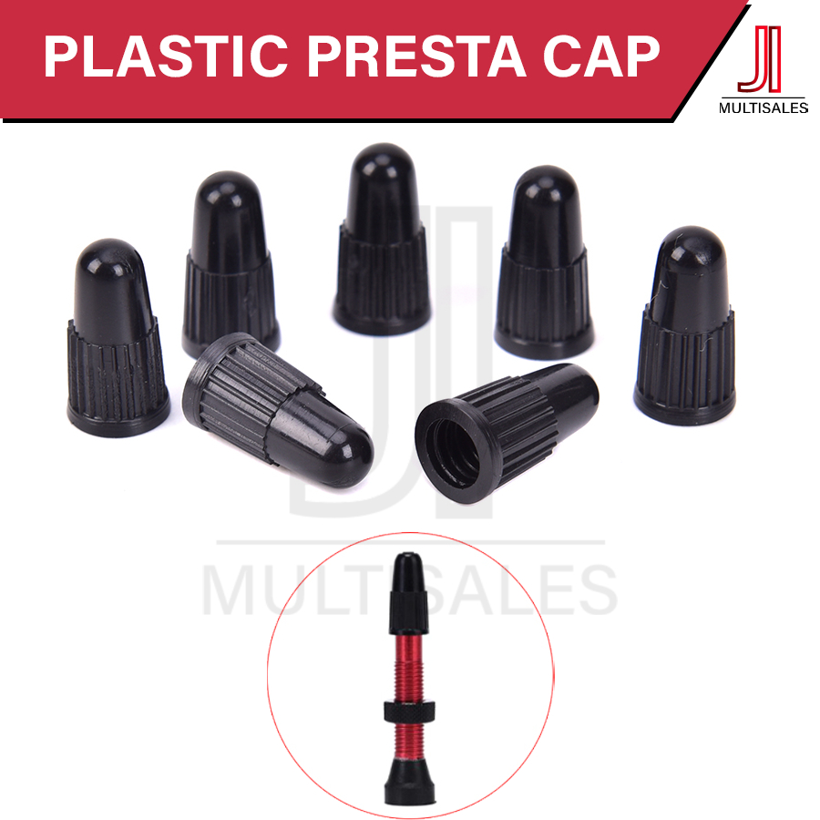 (2PCS) Presta French Valve Tire Cap Cover Plastic Wheel Cap Mountain ...