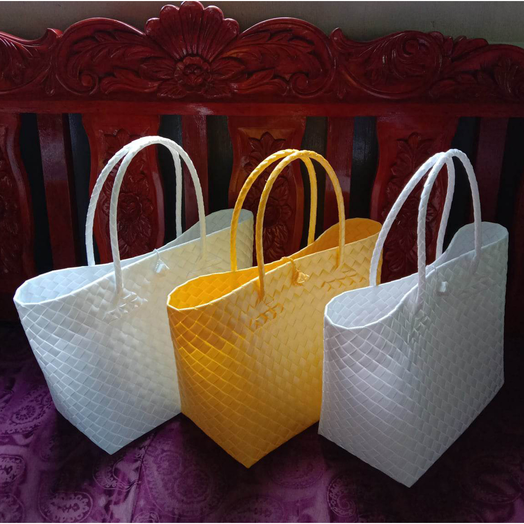 Plastic Bayong Bag /Large /3PCS | Shopee Philippines