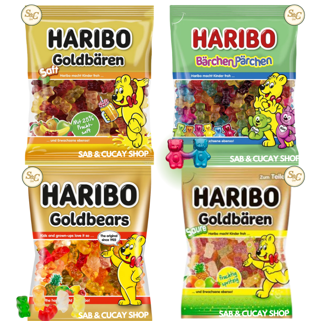 Haribo Gold Bears Soft Sour Couple LARGE | Shopee Philippines