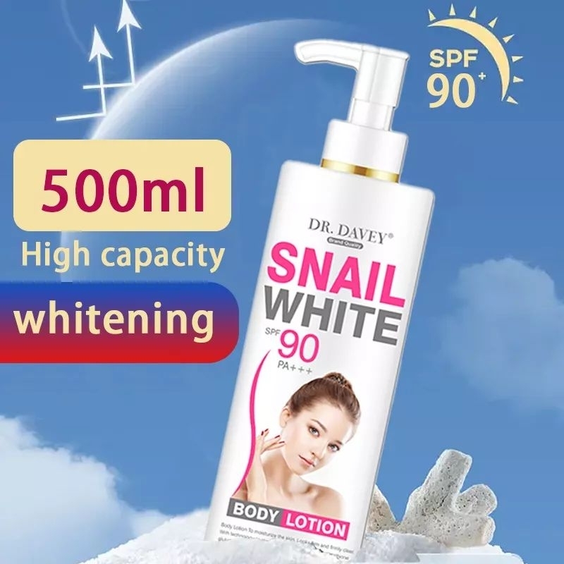 Original Snail White Whitening Lotion Sun Screen 500ml Sunblock Lotion ...