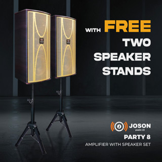 Joson PARTY-8 Amplifier w/ Speaker Set with FREE Speaker stand | Shopee ...