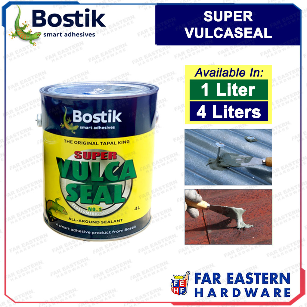 BOSTIK Super Vulcaseal Elastomeric Waterproofing Sealant Vulca Seal 1L ...