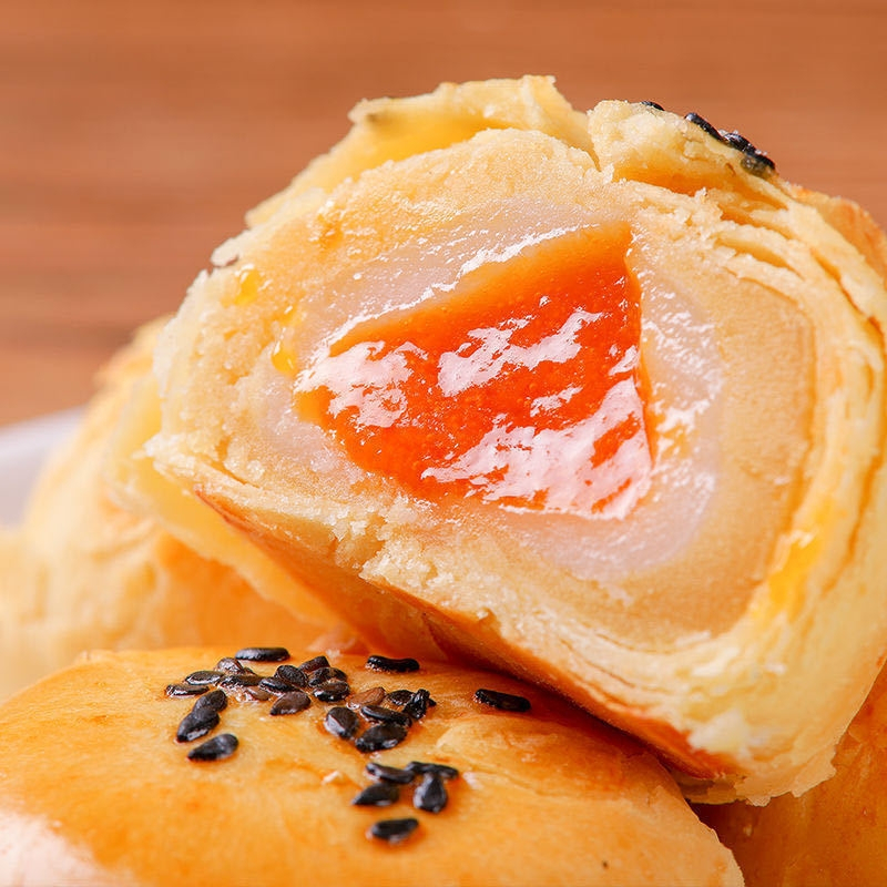 AJI Premium Lava Custard Flaky Buttery Mooncake-Style Hopia Puffs with ...