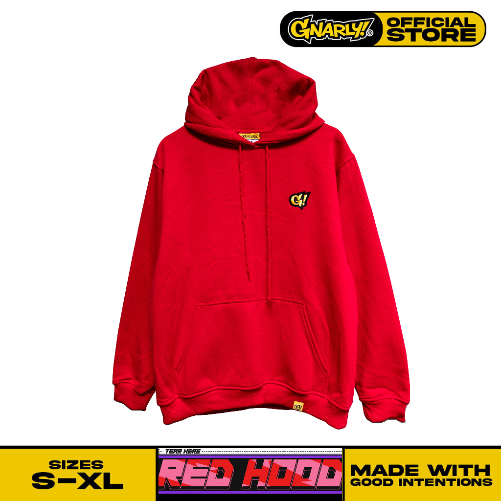 Gnarly! Red Hood Jacket | Shopee Philippines