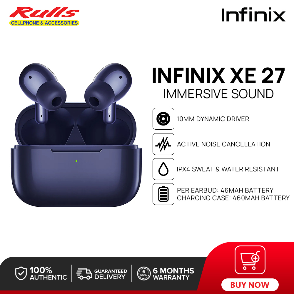 Infinix XE 27 Wireless Earbuds | Active Noise Cancellation | 10mm ...