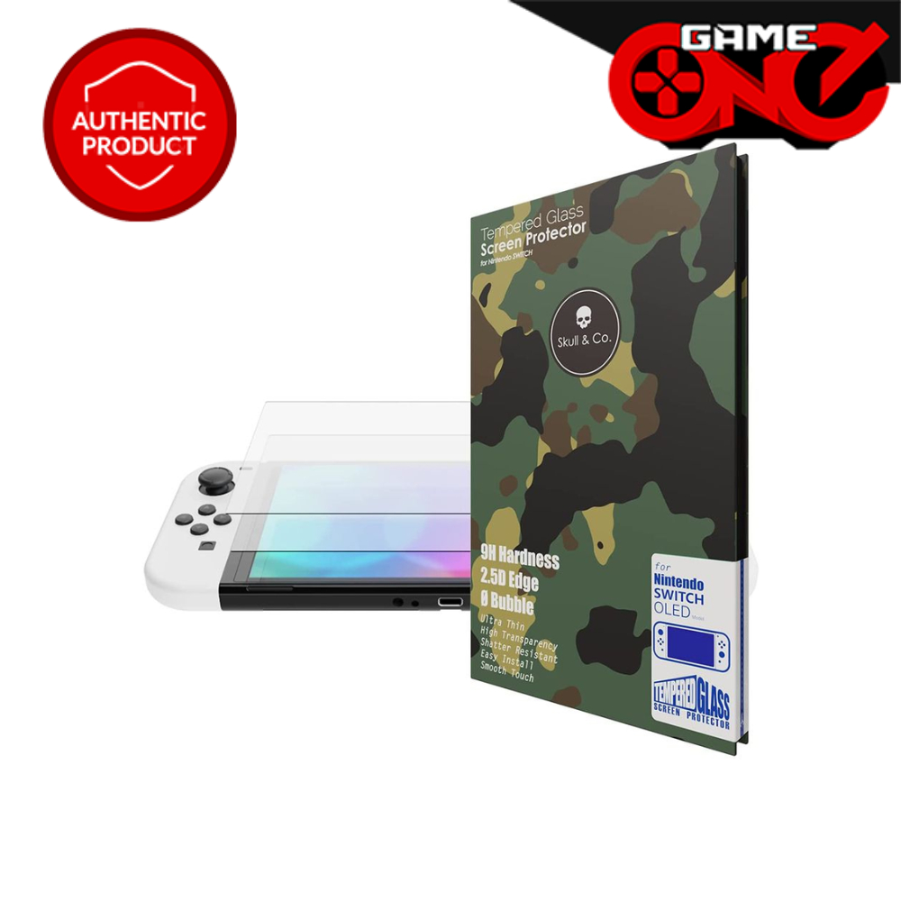 Skull & Co Tempered Glass Screen Protector for Switch Oled 2-pack ...