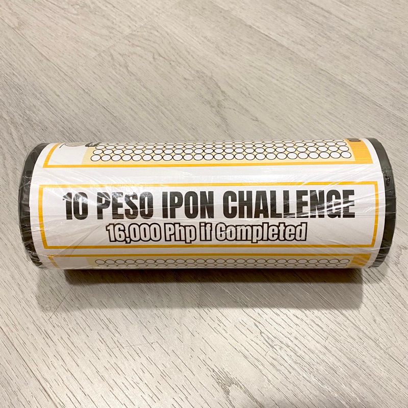 CCH 10 Peso Bill Ipon Challenge Alkansya 16,000 if completed 9 inches ...