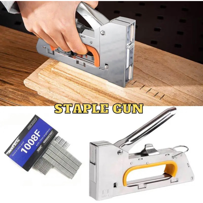 COD Staple Gun Tacker Heavy Duty | Shopee Philippines