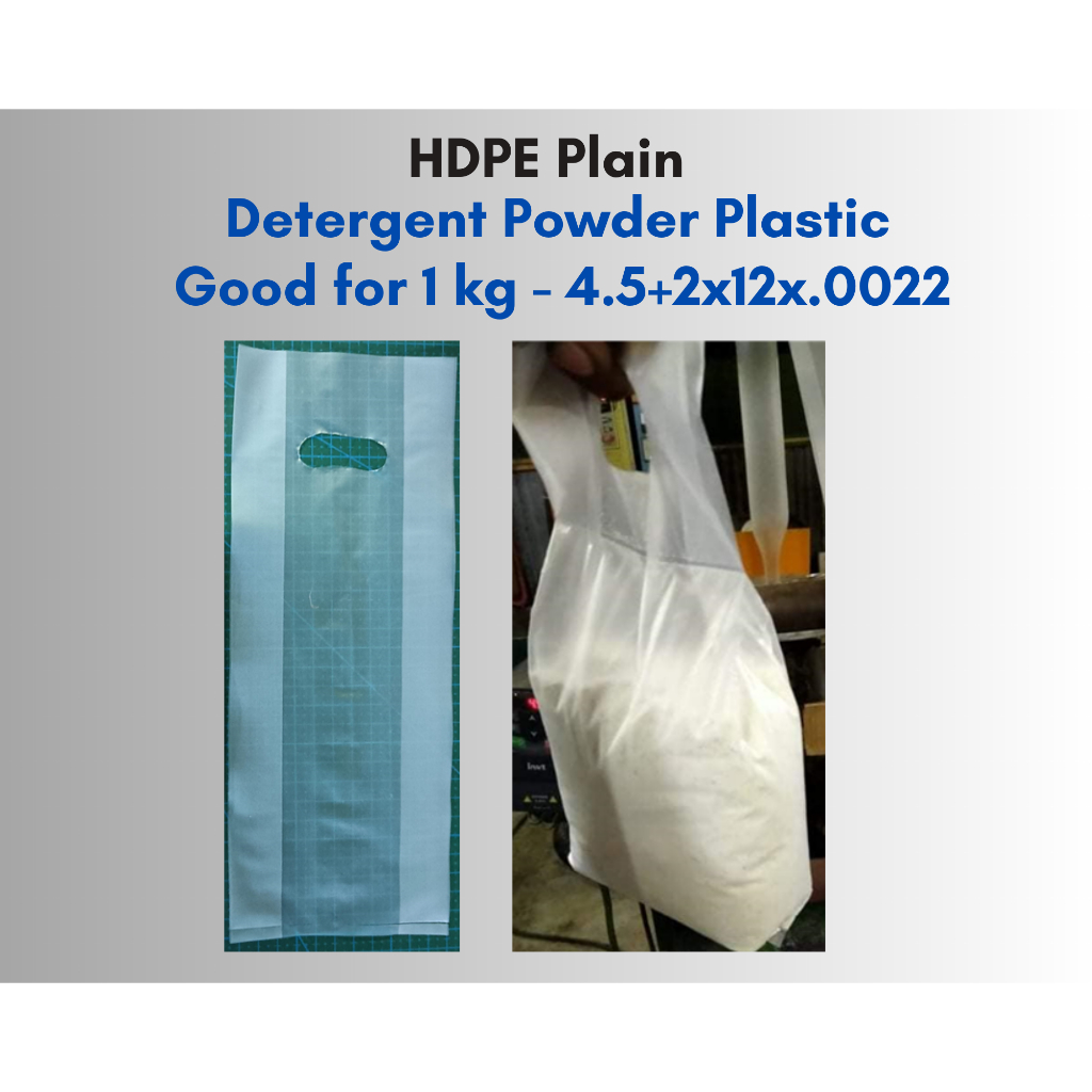 Detergent Powder Plastic for 1 kg. 100 pcs. | Shopee Philippines