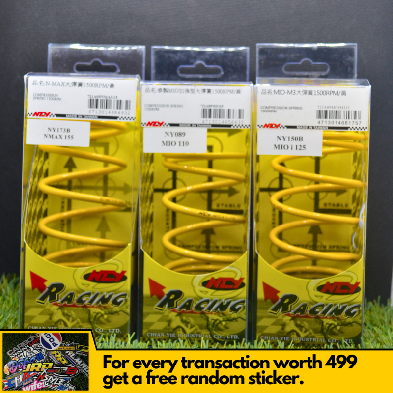 NCY CENTER SPRING FOR NMAX/M3/MIO/AEROX/GRAVIS/GEAR/CLICK | Shopee ...