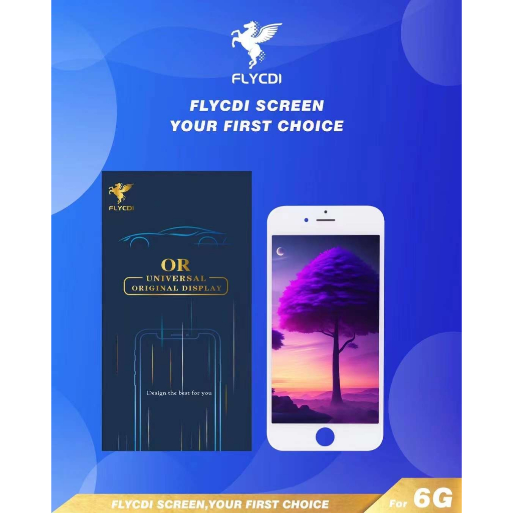 Flycdi 6/6plus/6s/6splus/7/7plus/8/8plus Replacement LCD Display And Touch Screen | Shopee ...