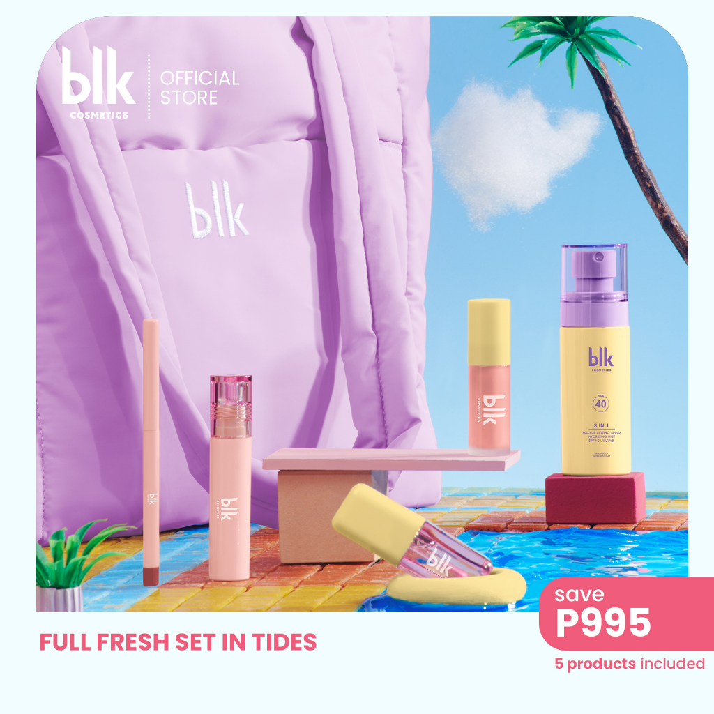 blk cosmetics fresh shades of summer full set in tides | Shopee Philippines
