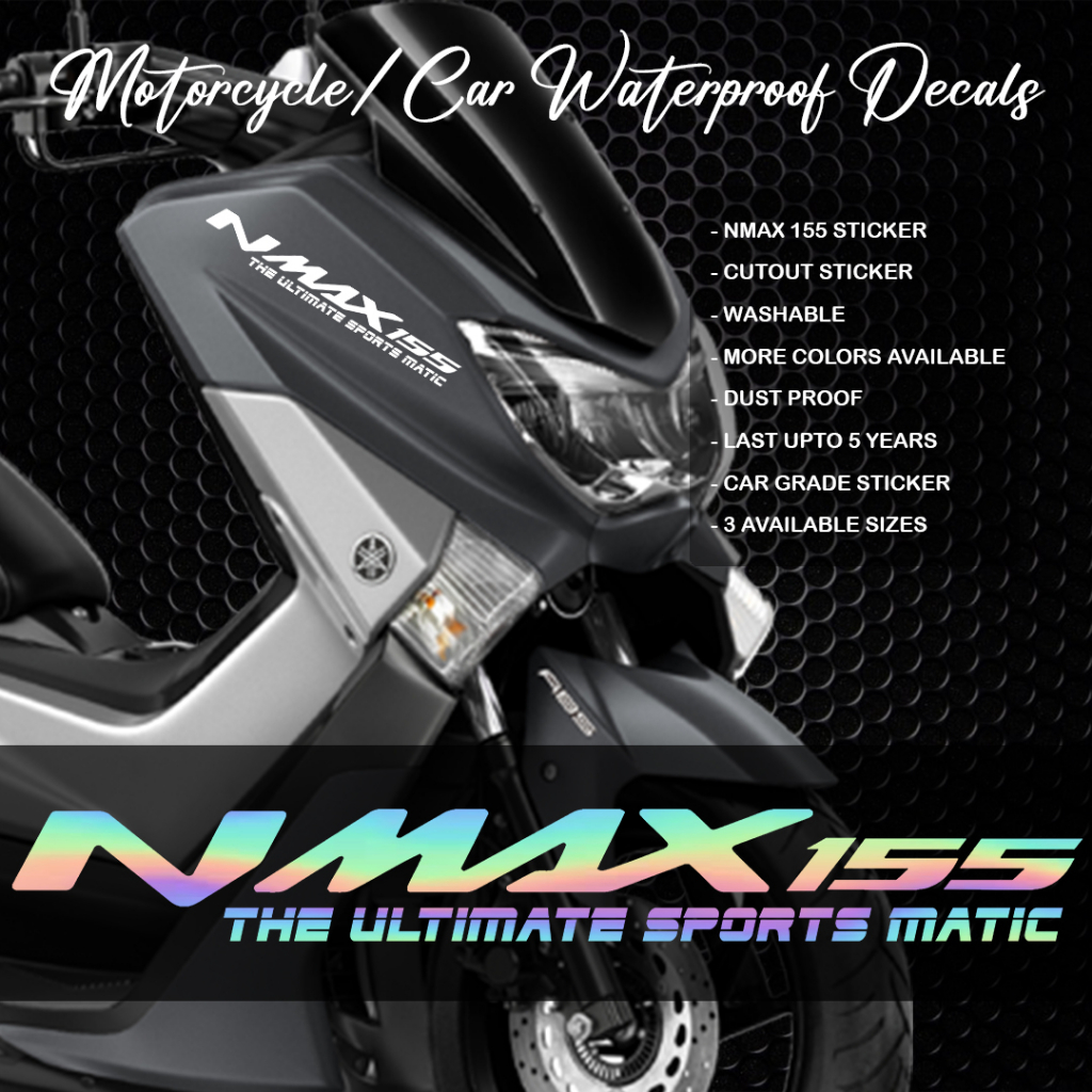 Nmax 155 Decals, Nmax 155 Sticker - Fit for Version 1 and Version 2 ...