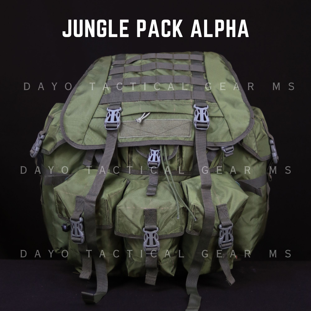 DAYO Jungle Pack Complete Sizes & Designs with Regular/Quick Release ...