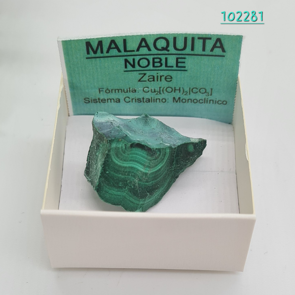 Malachite Raw Crystal - Congo Malachite Healing Crystal in 4x4cm box ...