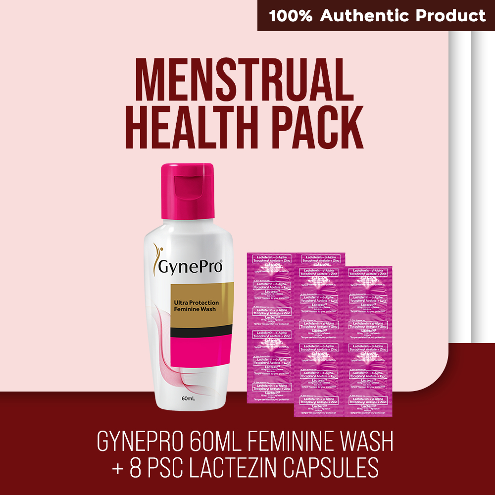 Menstrual Health Pack: Gynepro Ultra Protection Feminine Wash 60ml ...