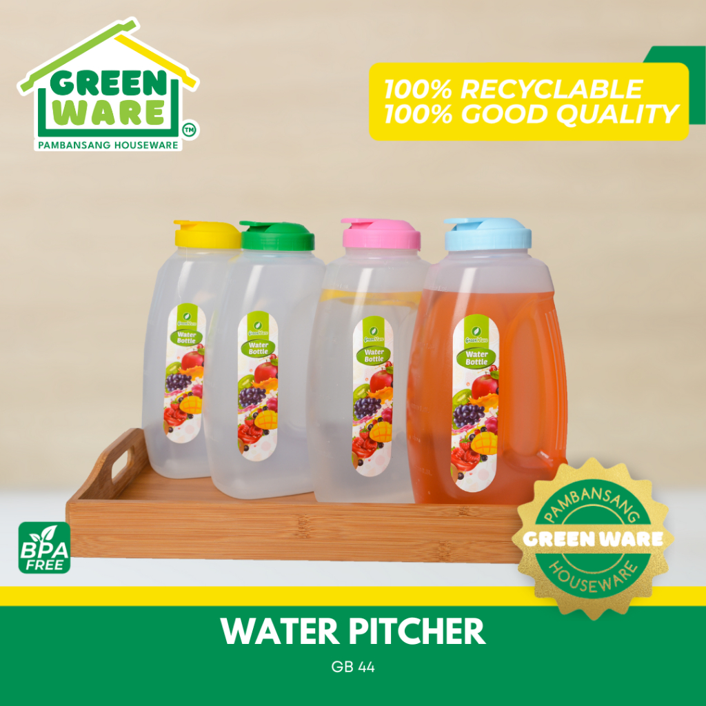 Greenware Plastic Pitcher Water Jug Water Pitcher 2 Liters Gb 44
