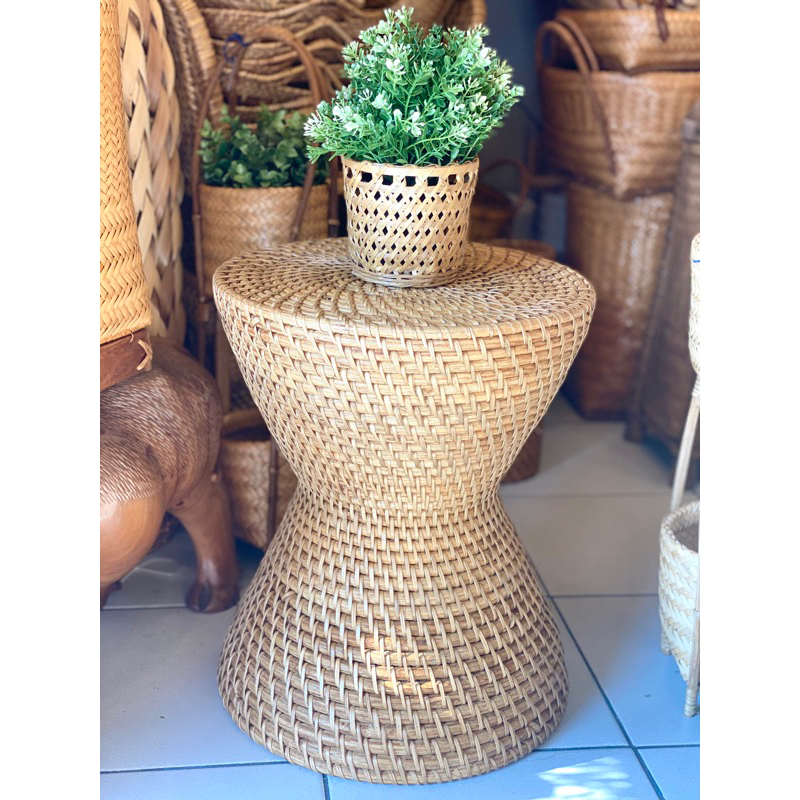 Handwoven rattan | Labtang stool | Shopee Philippines