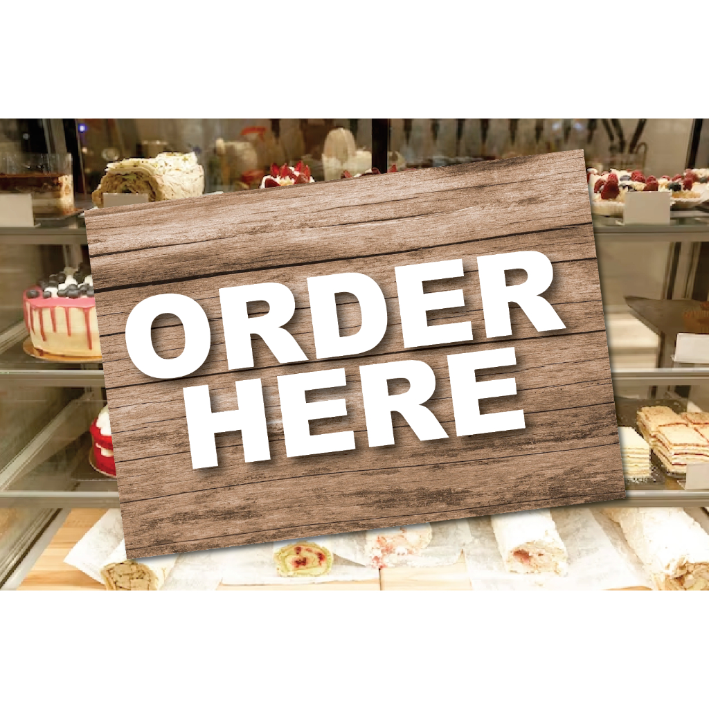 (New Product) Order Here Signage | Shopee Philippines