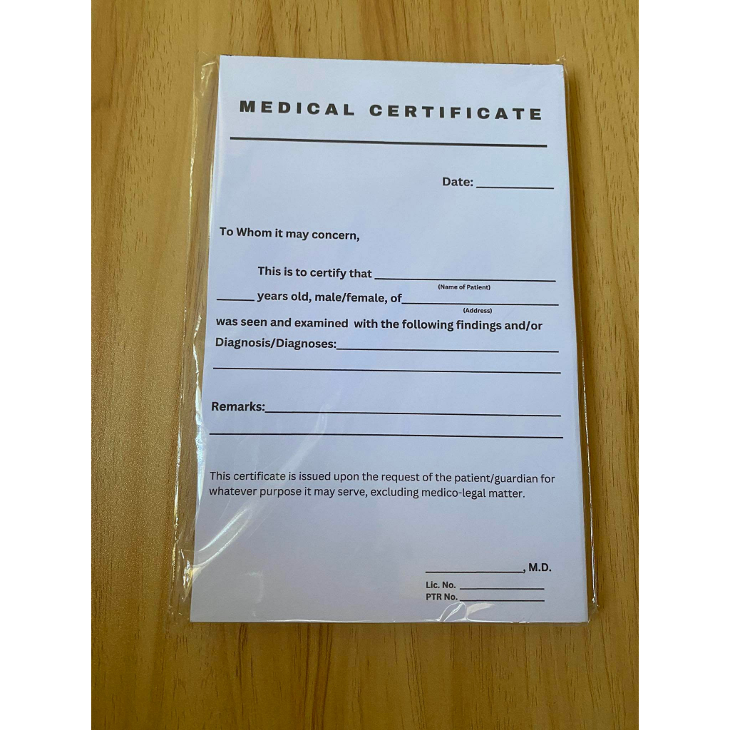 PRESCRIPTION PADS GENERIC/MED CERT/LAB REQUEST | Shopee Philippines
