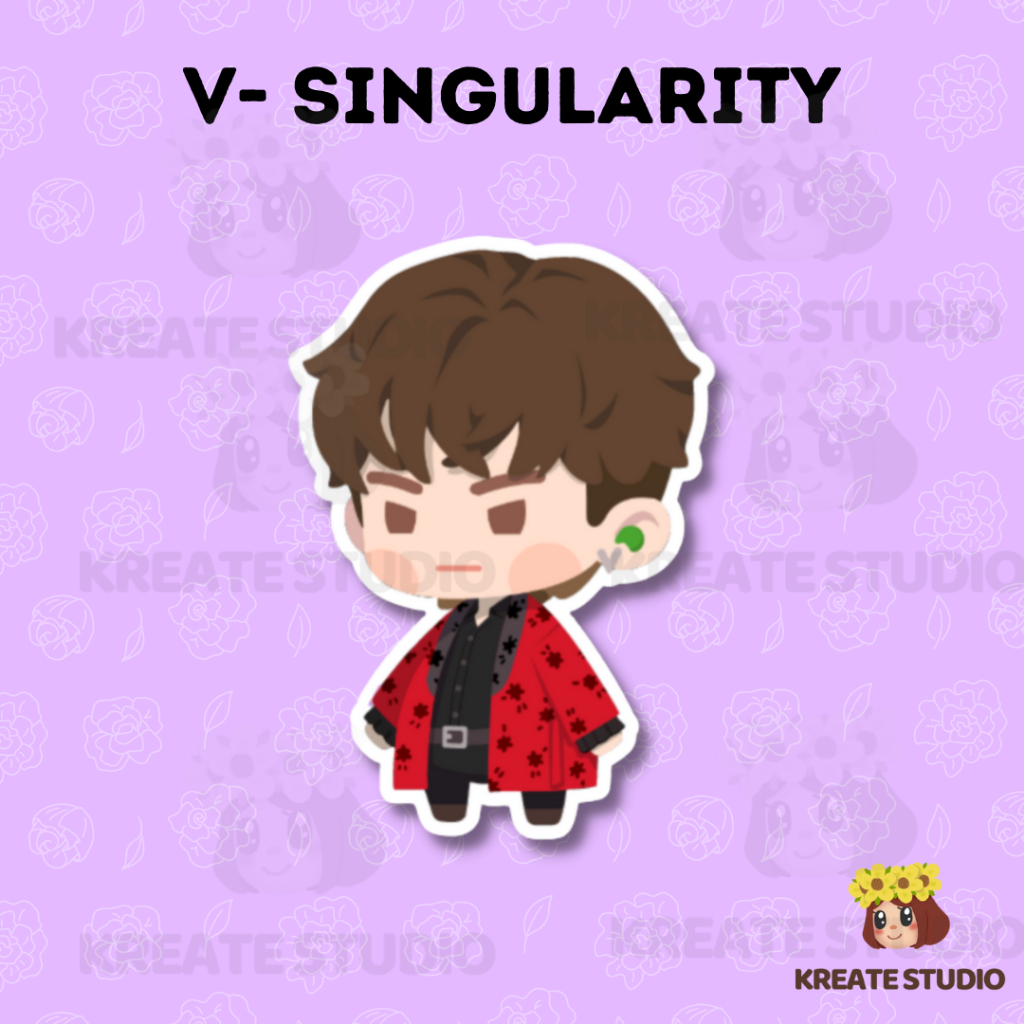 V SINGULARITY (BTS IN THE SEOM) -Waterproof Vinyl Sticker | Matte ...