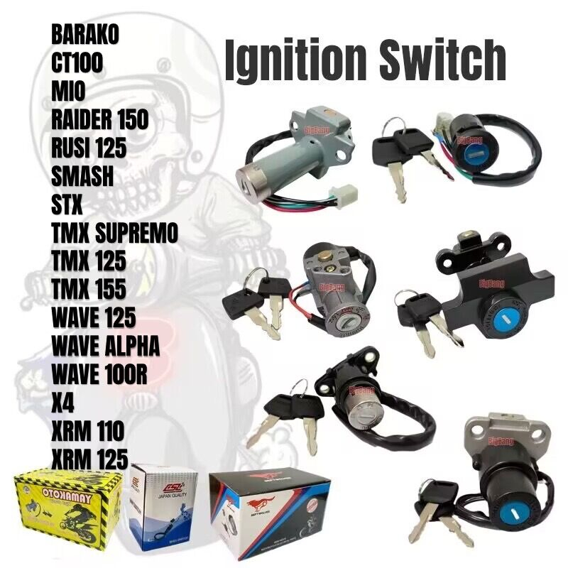 BIGBANG Motorcycle Main Ignition Switch Smash Tmx Barako Rusi 125 Stx ...