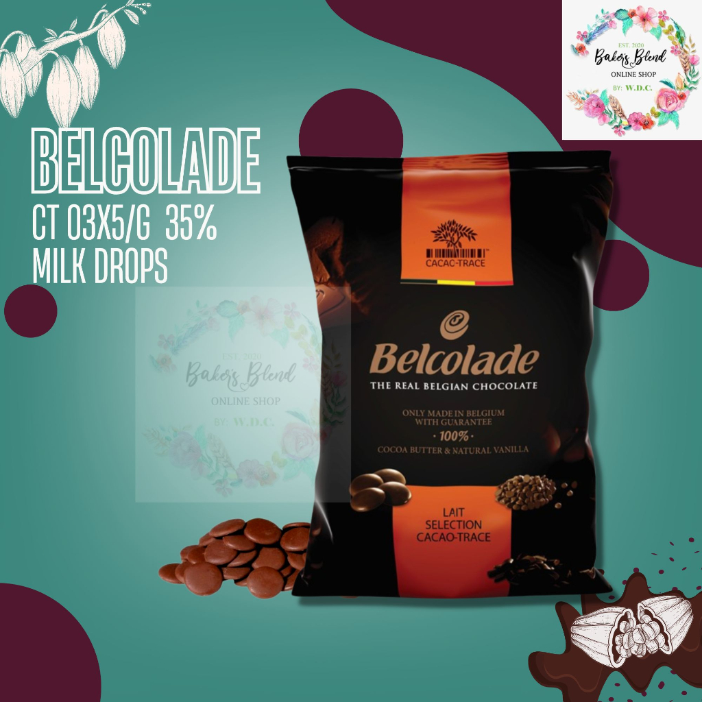 BELCOLADE MILK SELECTION CACAO TRACE CHOCOLATE DROPS | Shopee Philippines