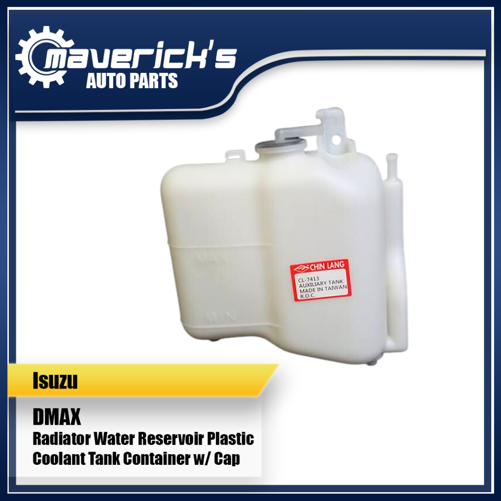 Isuzu DMAX Radiator Water Reservoir Plastic Coolant Tank Container with ...