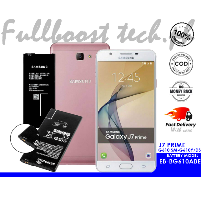 Samsung Galaxy J7 Prime SM-G610F, Model EB-BG610ABE Battery, Original ...
