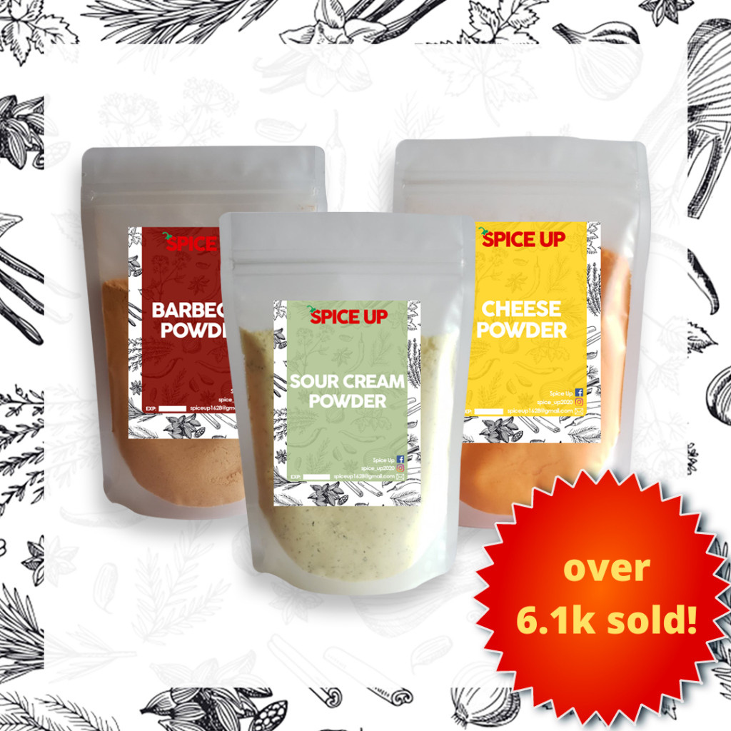 Fries / Snack Powder (BBQ, Sour Cream, Cheese & Sour Cream and Onion ...