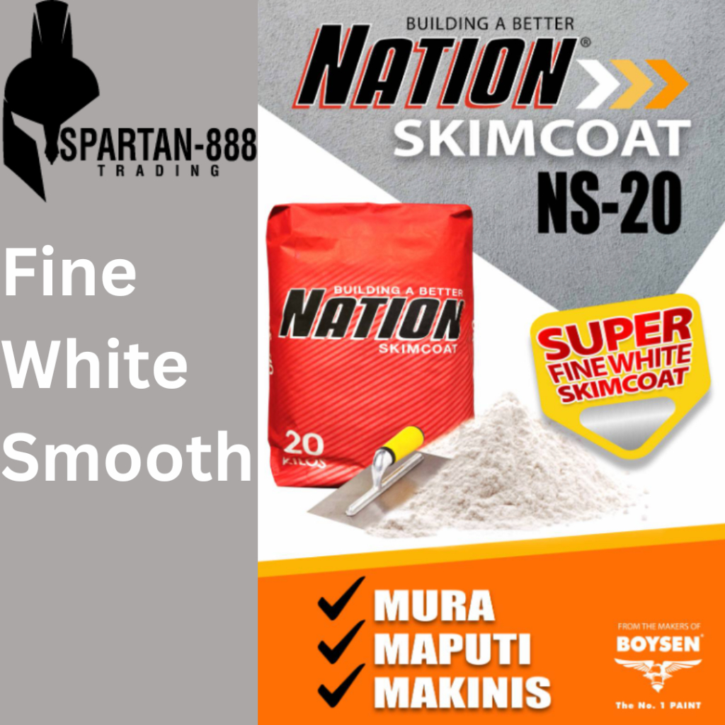 Skimcoat Fine White NS-20 Boysen | Shopee Philippines