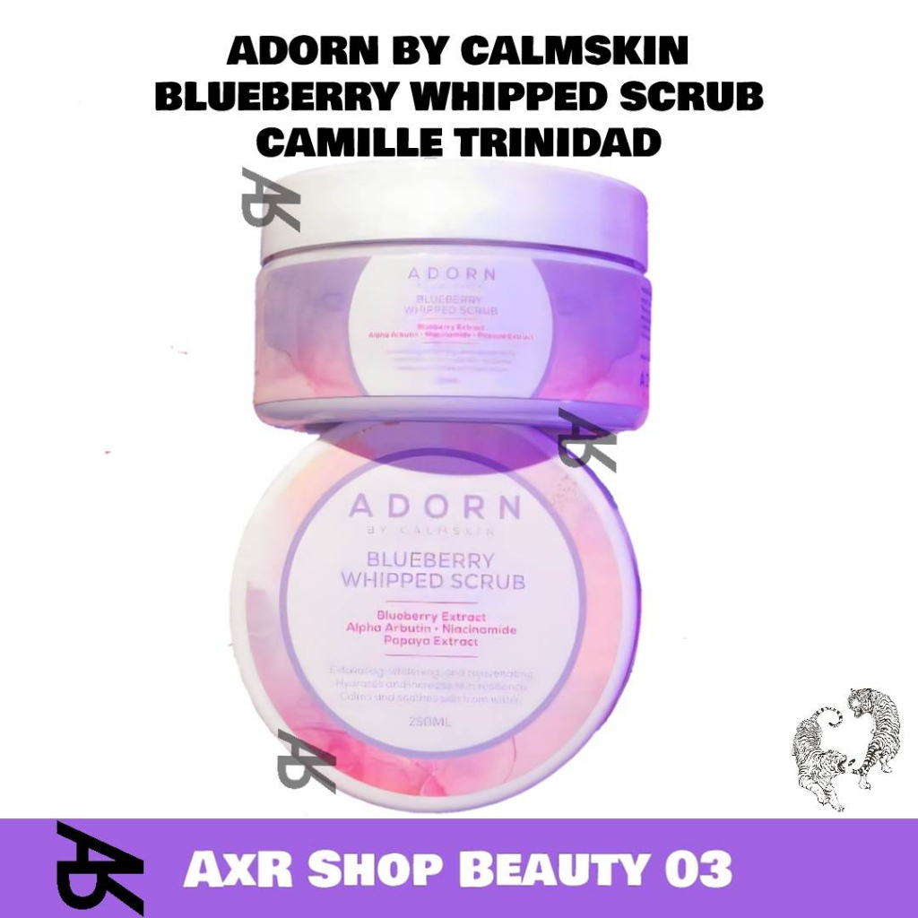 ADORN Blueberry Whipped Scrub by Calmskin AUTHENTIC ORIGINAL ONHAND ...