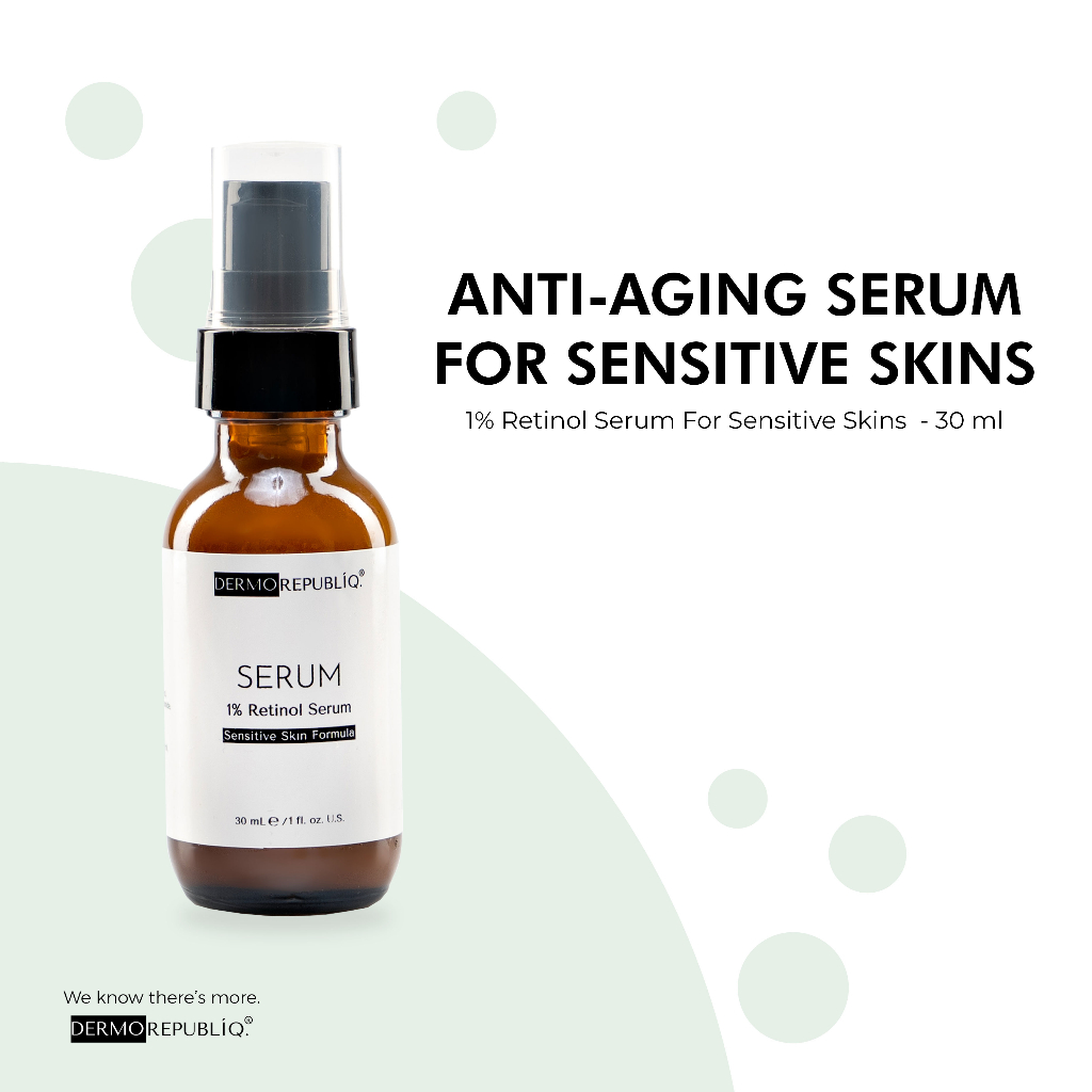 Dermorepubliq 1% Retinol For Sensitive Skins Serum - 30 mL | Shopee ...