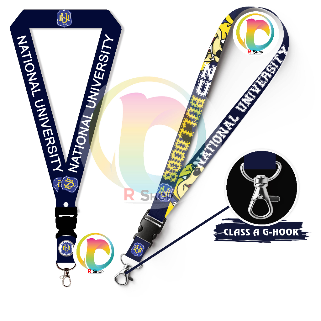 National University Lanyard ID Sling Lace Cord | Shopee Philippines