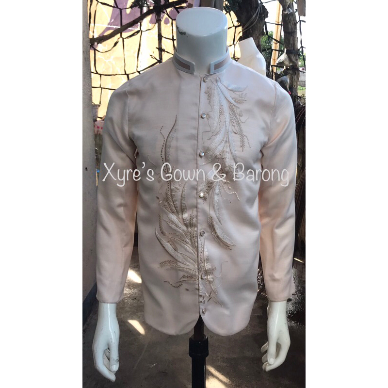 Modern Coat Barong with Thick Lining/ Piña Organza/ Not Shiny- Direct ...