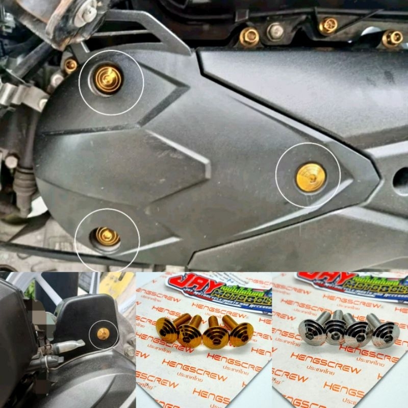 ☑️HENG HONDA CLICK CVT AND SENSOR BOLTS 4 PCS SET | Shopee Philippines