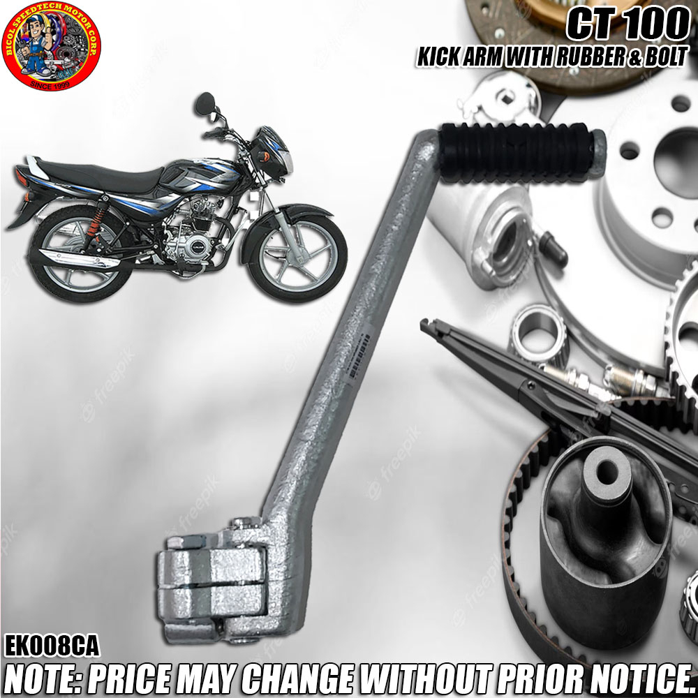 CT 100 KICK ARM WITH RUBBER & BOLT (EK008CA) | Shopee Philippines